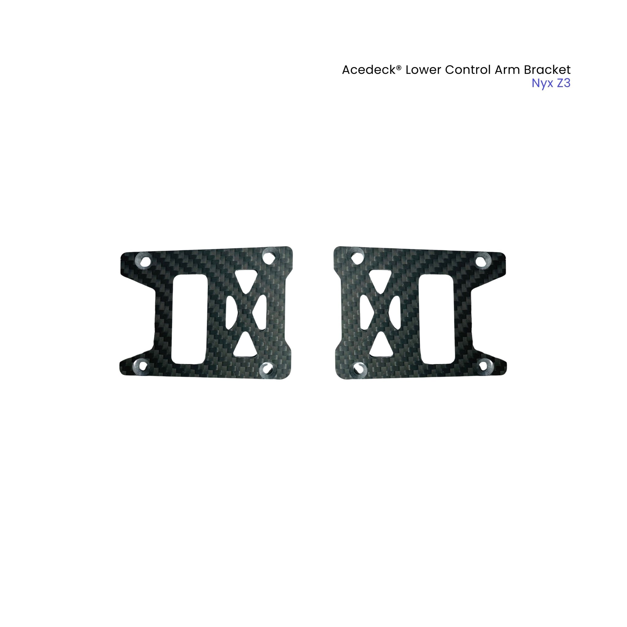 Acedeck® CNC Lower Control Arm Carbon Fiber Bracket - Nyx Z3