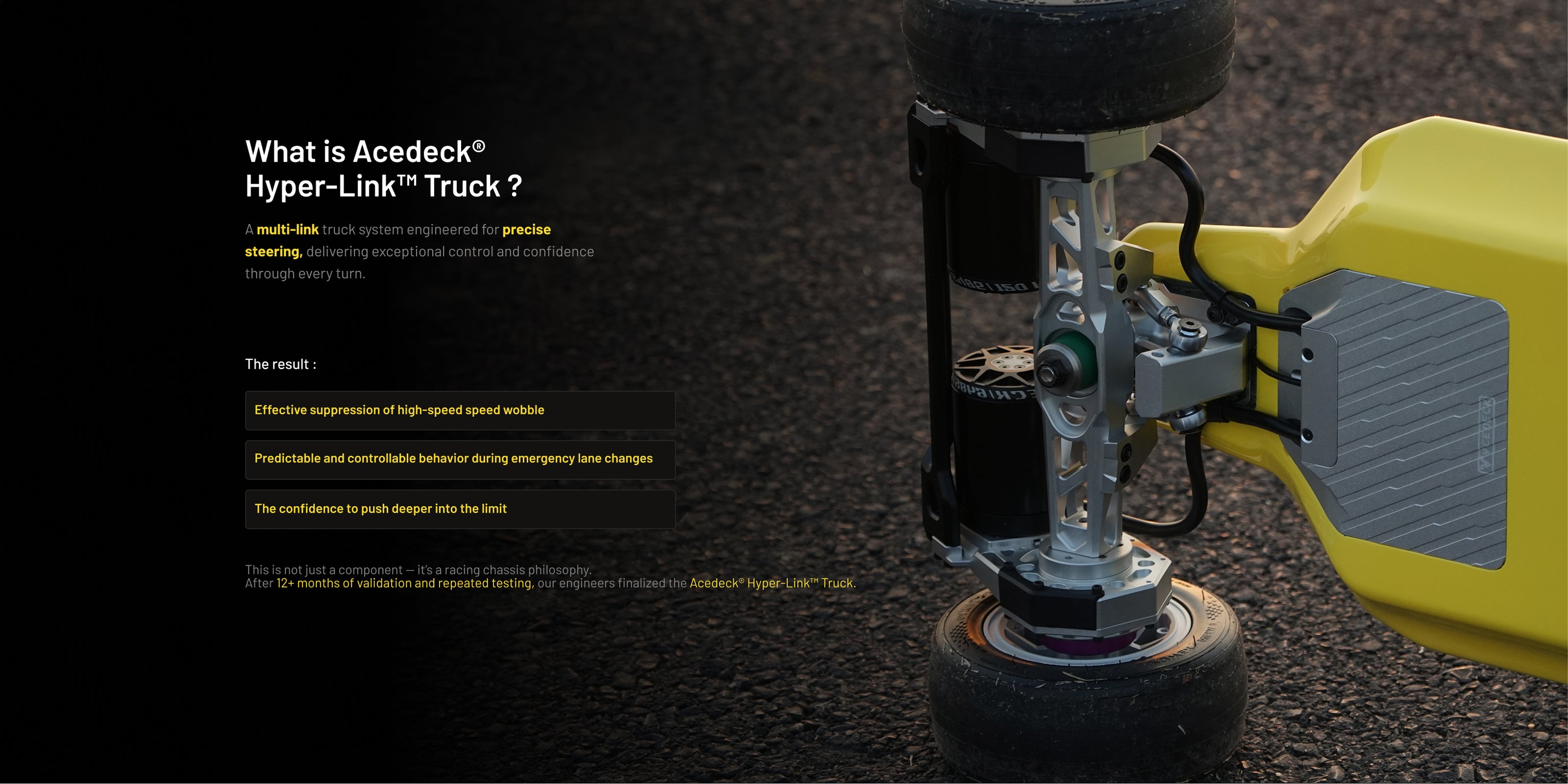 Acedeck® Ares X5 Electric Skateboard-High Performance All-terrain/ Car
