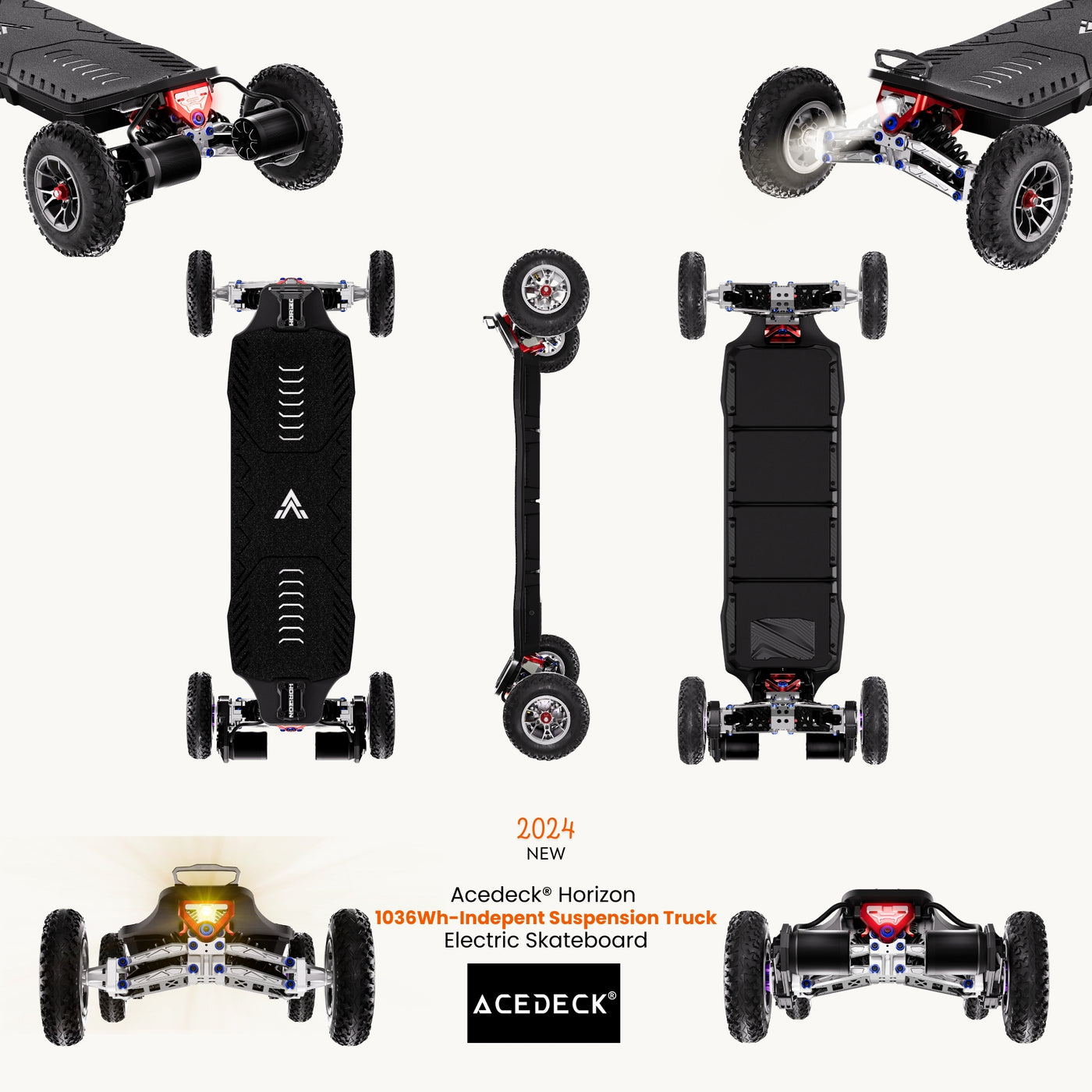 Acedeck® Horizon Electric Skateboard-【Super Sale】