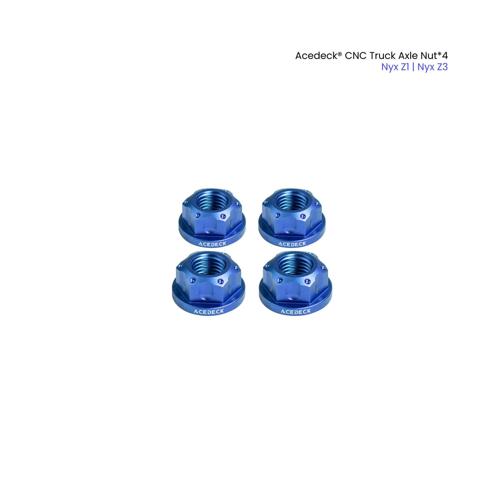 Acedeck® CNC Truck Axle Nut*4